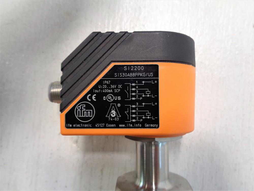 IFM SI220 Electronic Flow Switch SIS30ABBFPKG/US